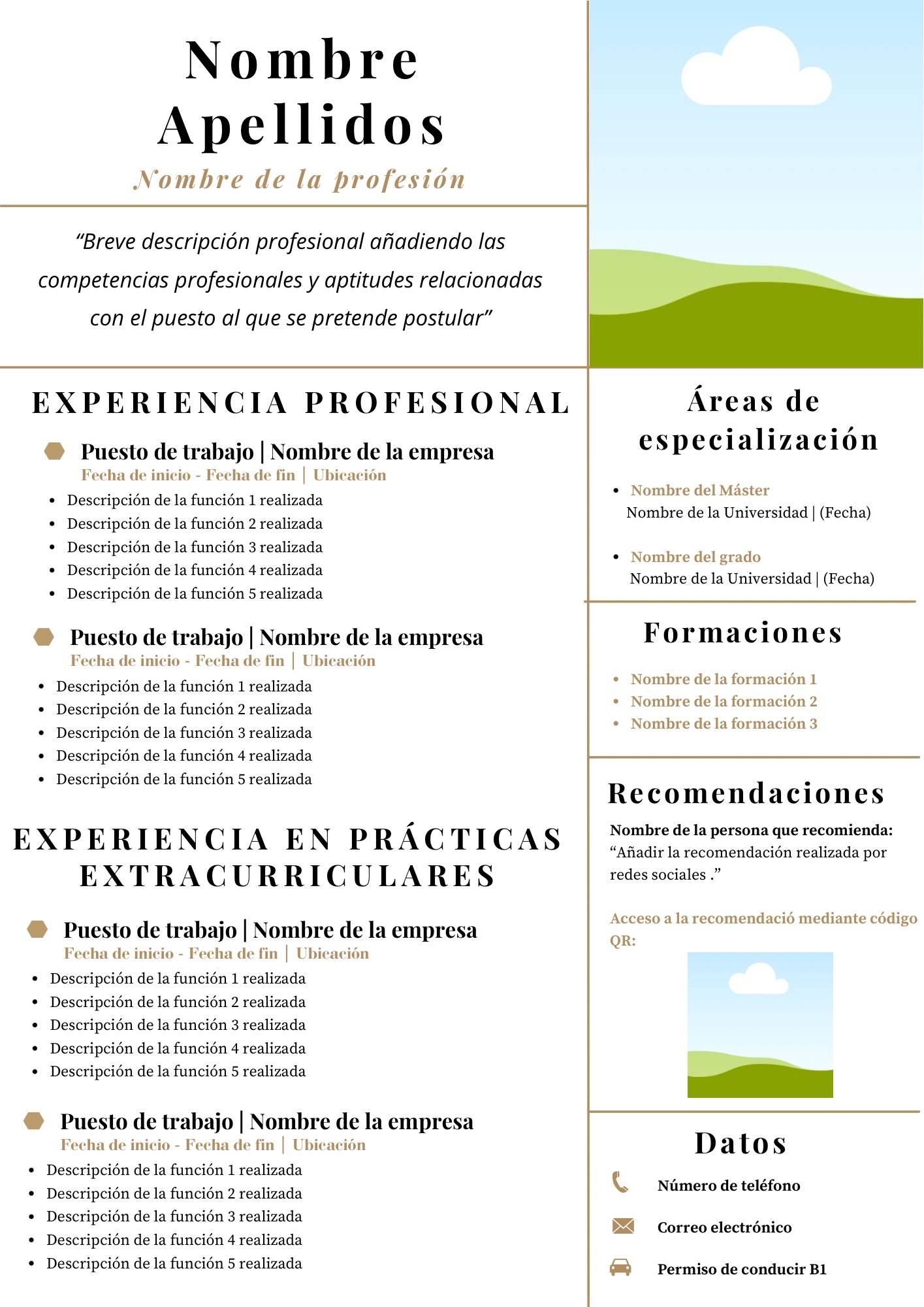 Plantillas de currículum 2024: Diseños actualizados para las últimas ...